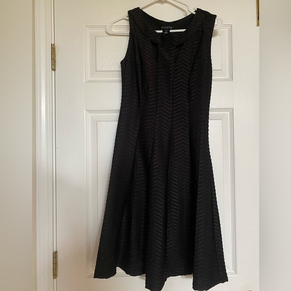 Enfocus Studio | Dresses | Enfocus Studio Black Fitted Midi Dress ...